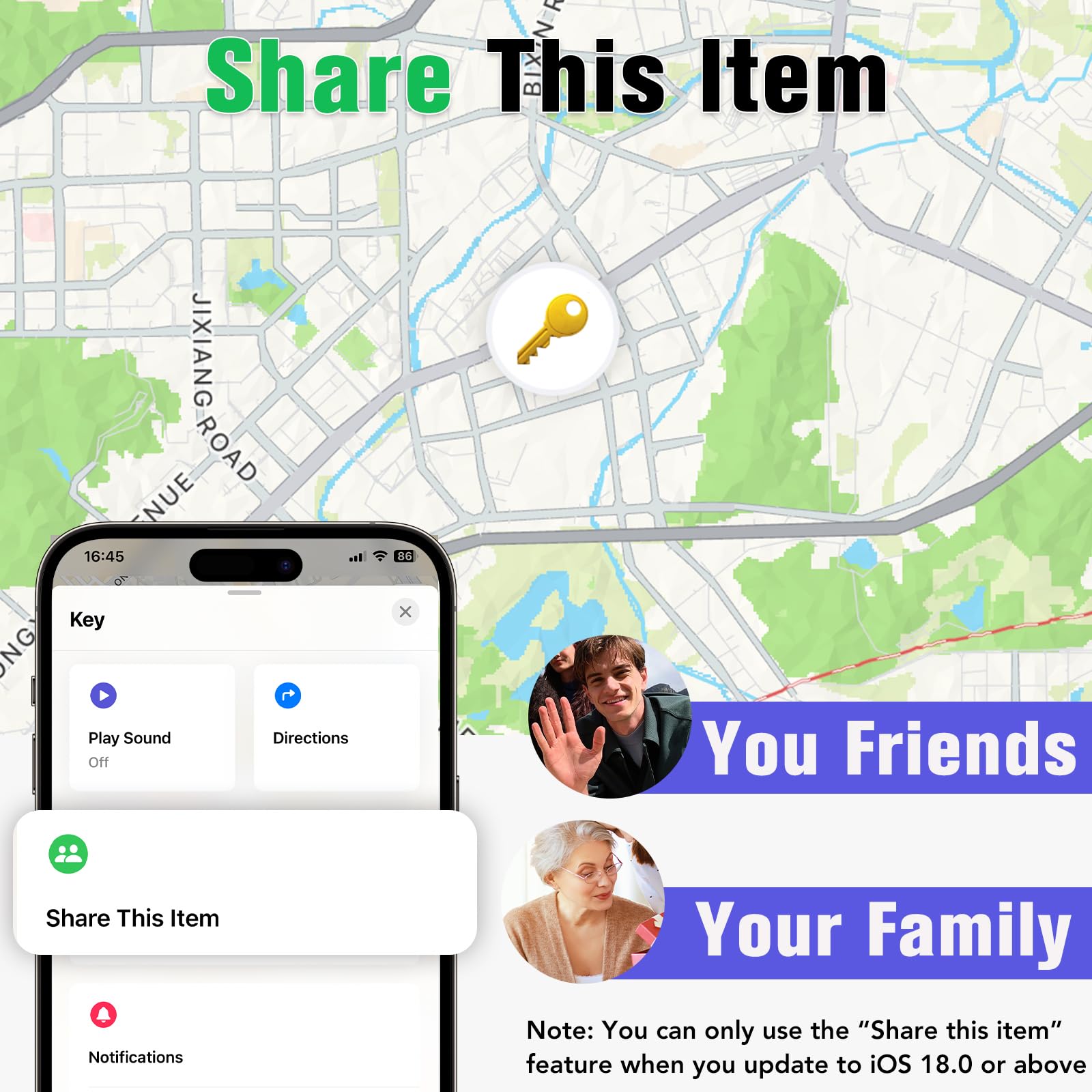Aowoka weTag mini Air Tracker Tags-4 Pack: Smart Bluetooth Tracker, It